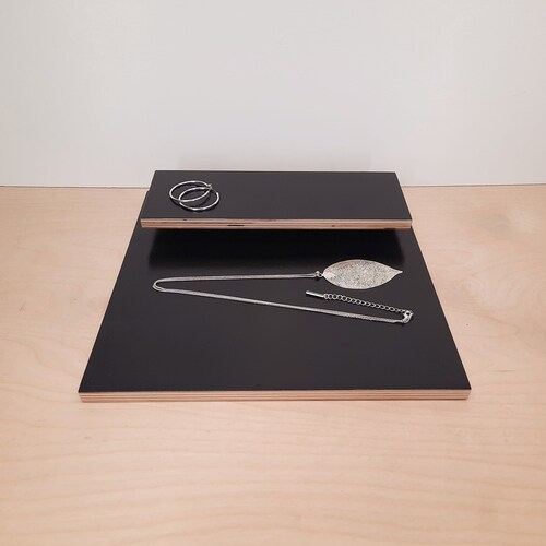 Black Wood Jewelry Display Black Ring Display Ring Organizer - Etsy