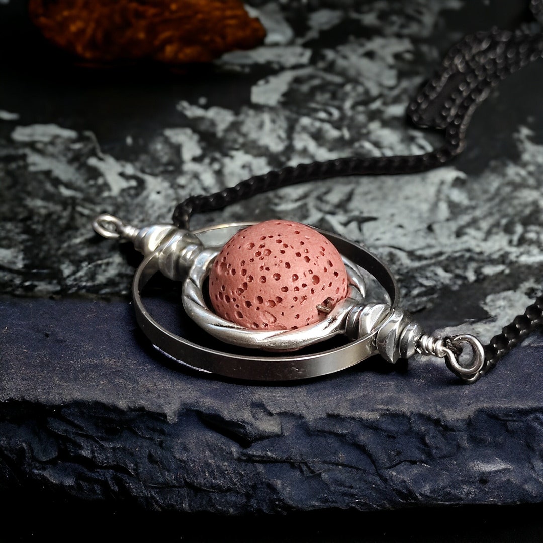 Neurodivergent Jewelry Adhd Sensory Gift Large Spinner Pendant Handmade ...