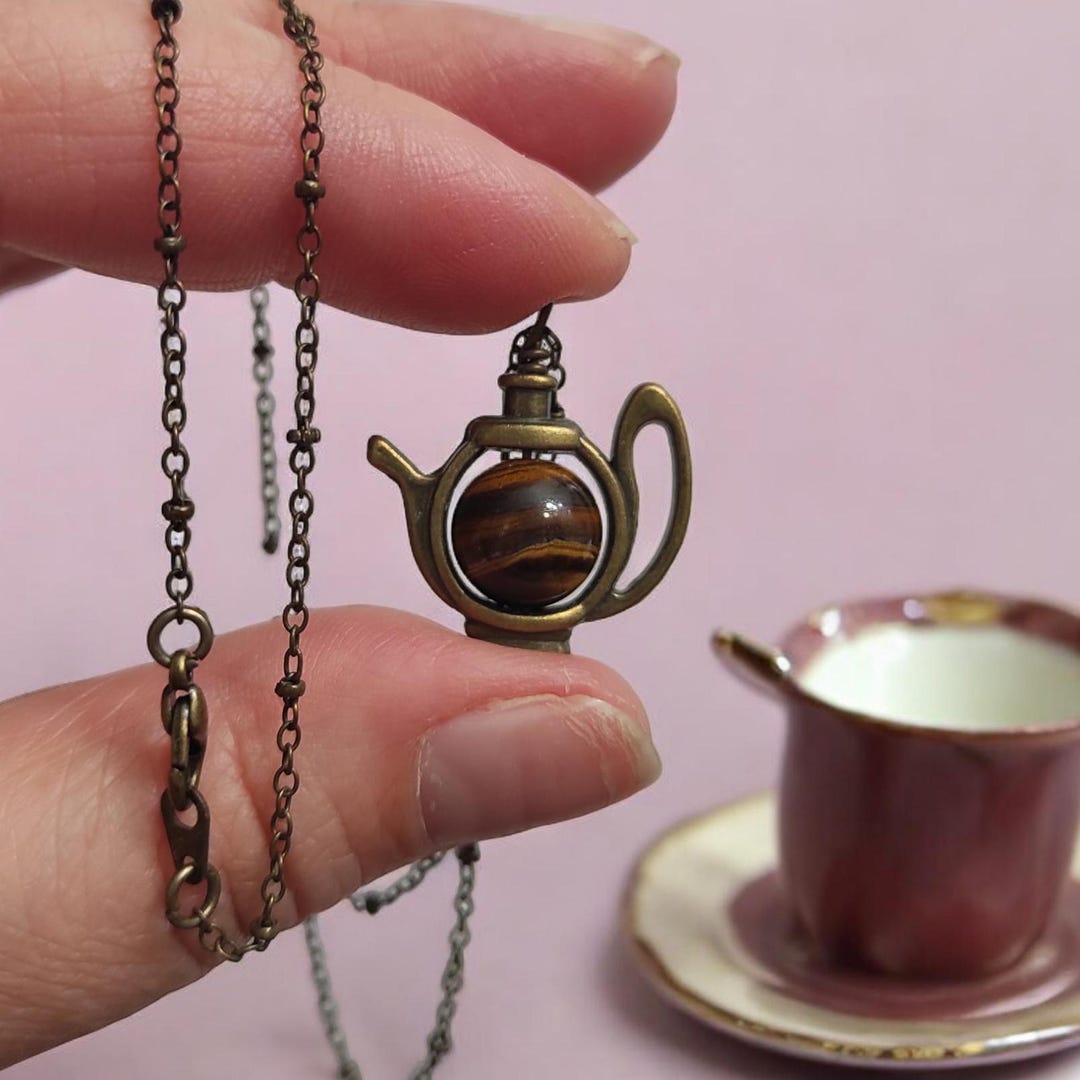 Women Sensory Necklace Calming Gift Spinner Mini Fidget Discreet ...