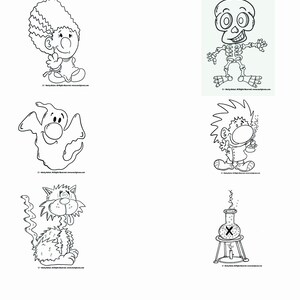 Halloween Printable Coloring Page,halloween Digital Coloring Page ...