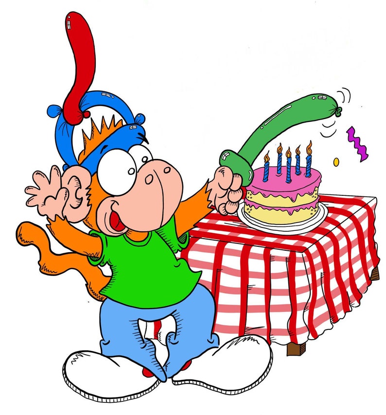 Printable Cartoon Clip Art, Funny Clipart Animals,cartoon Birthday Clip ...