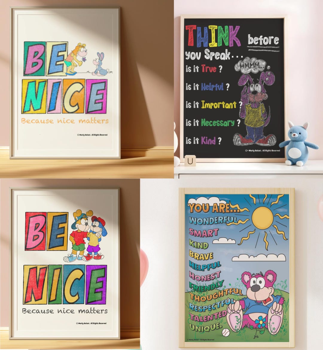 Affirmation Bundle, Classroom Poster, Inspirational Words, You Are ...