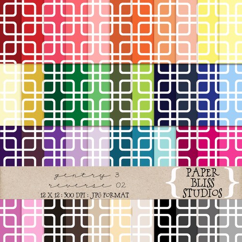 Digital Papers Little Man / Mustache Theme Patterns in Navy | Etsy