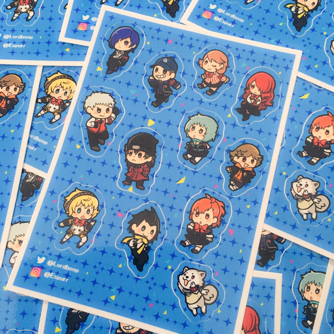 Persona Sticker Pages - Etsy