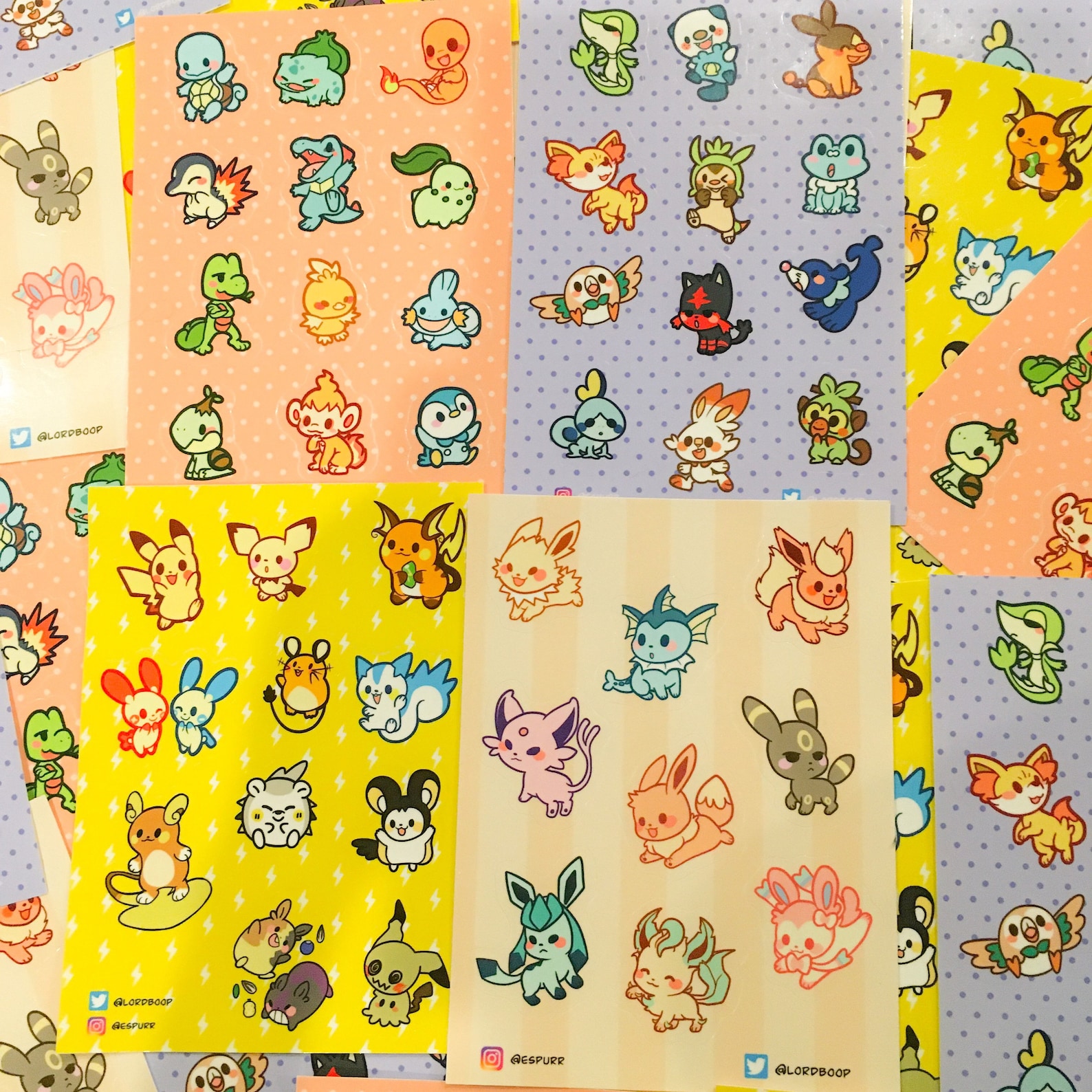 Pokemon Stickers - Etsy