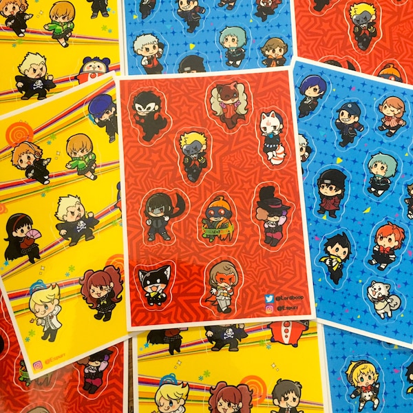 Persona 4 Stickers - Etsy UK