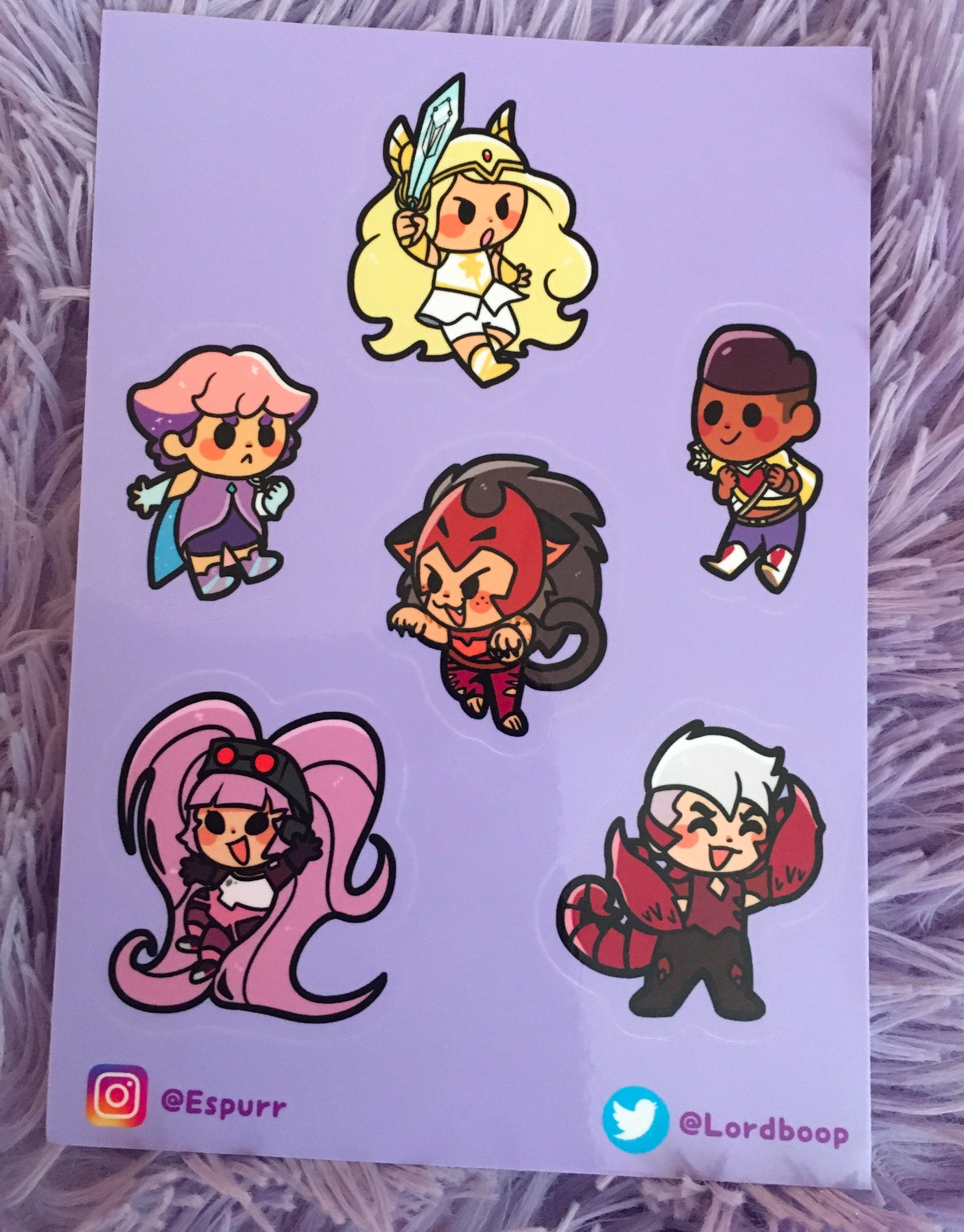 She-ra sticker page | Etsy