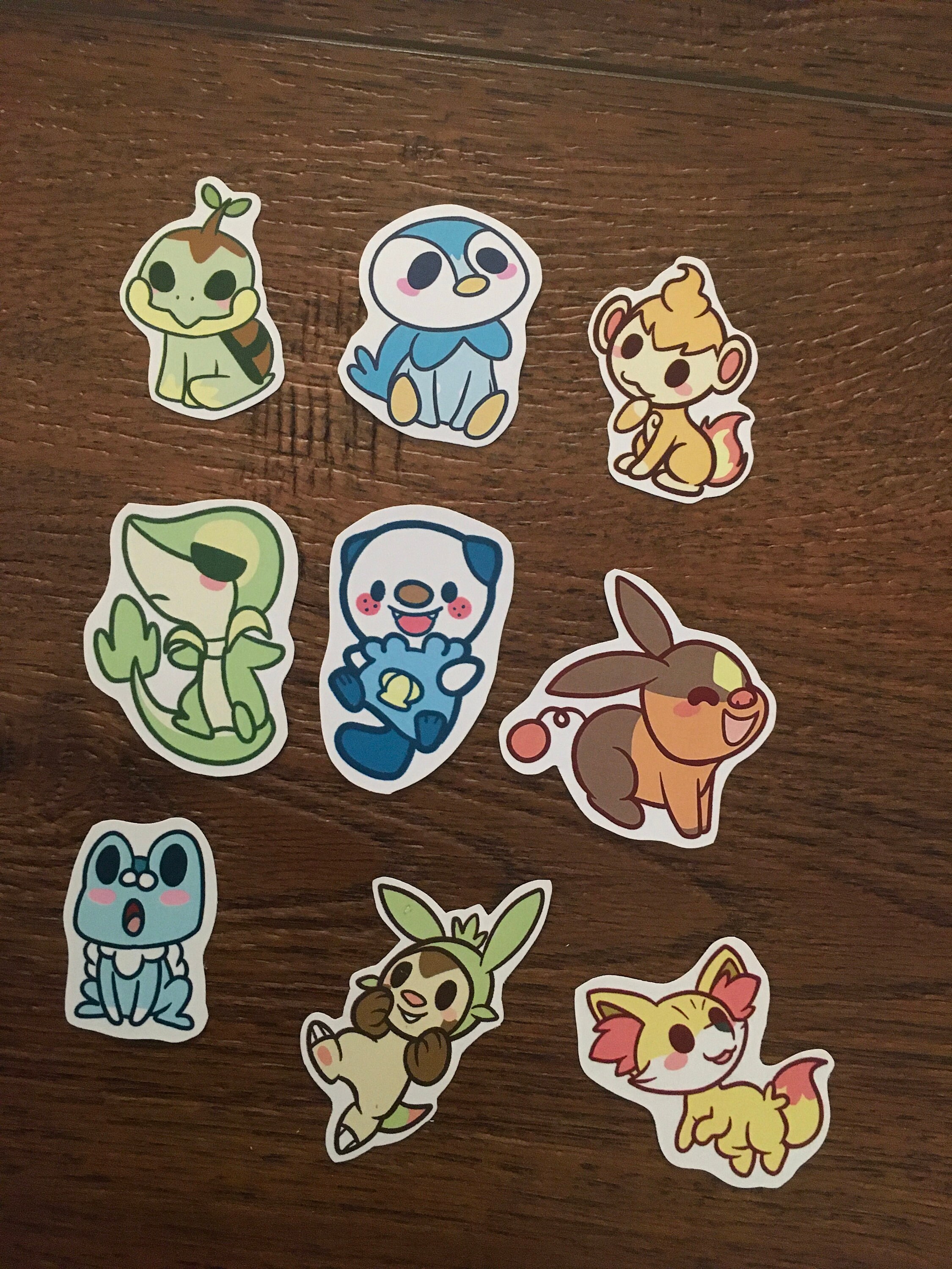 Pokemon Stickers | Etsy