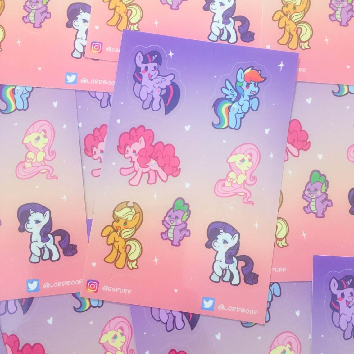 My Little Pony Sticker Page | Etsy