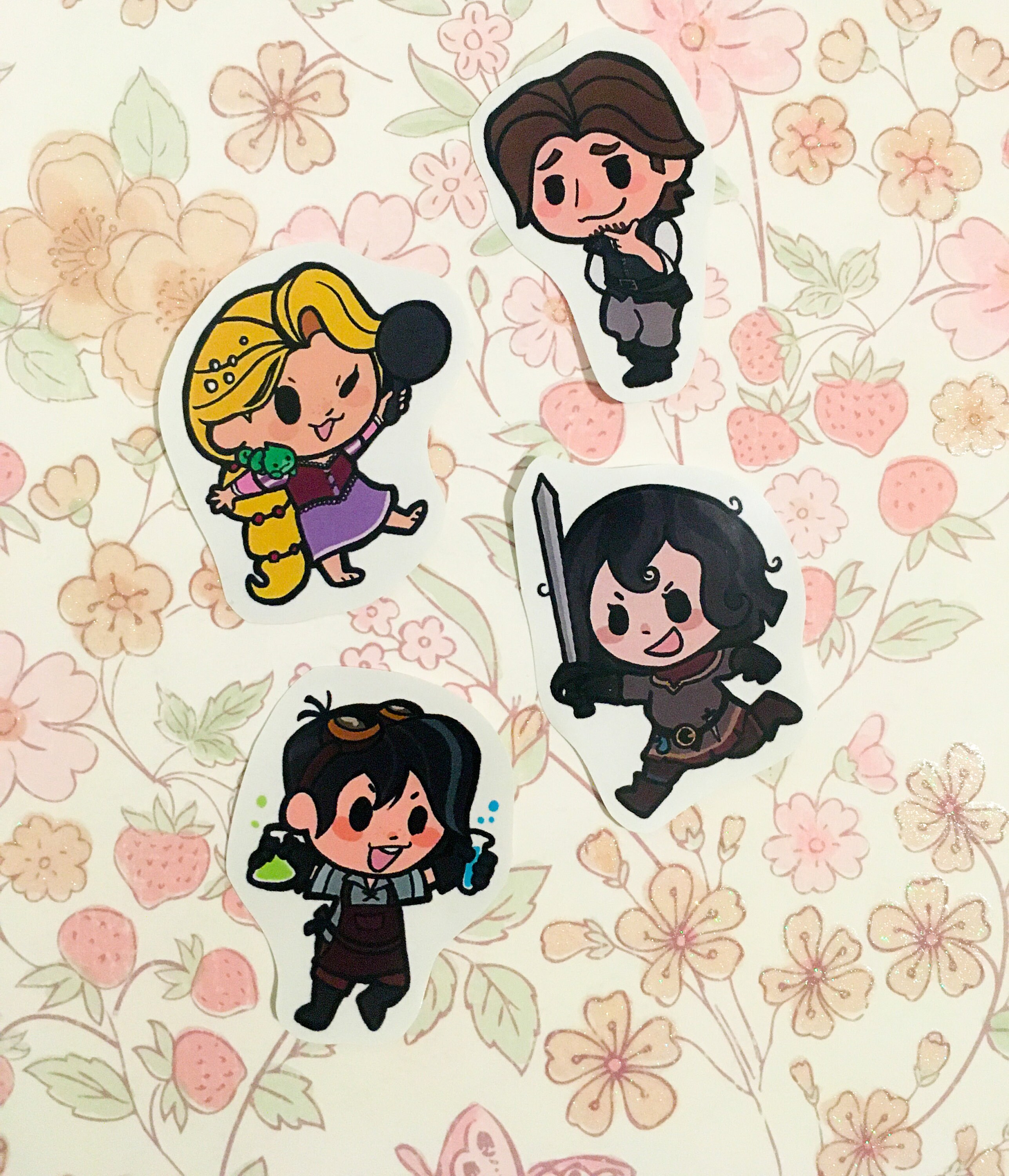 Tangled the Series Stickers | Etsy