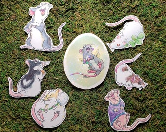 LAB RAT SCIENCE Stickers Biology Chemistry Microscope - Etsy