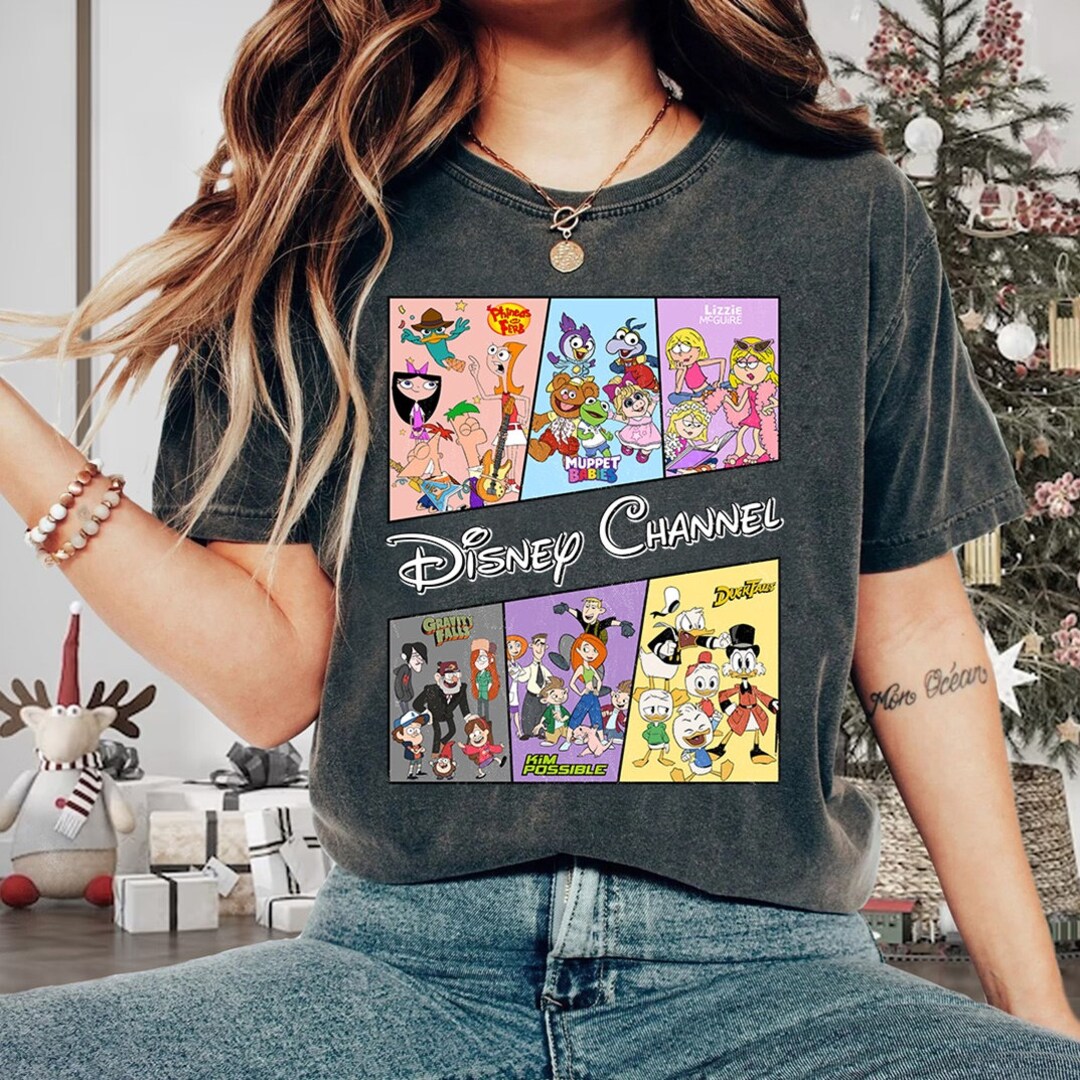 Retro 90s Disneyland Channel Panels Shirt, Disneyland Lizzie Mcguire ...