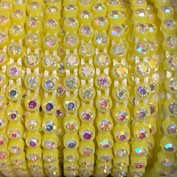 Yellow Rhinestones - Etsy