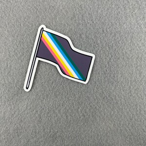 Disability Pride Flag Die Cut Sticker | Disability Representation ...