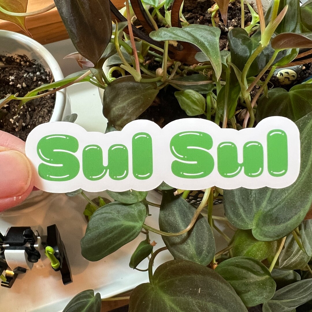 Sul Sul Sims Simlish Typography Matte Sticker | the Sims 4 Video Games ...
