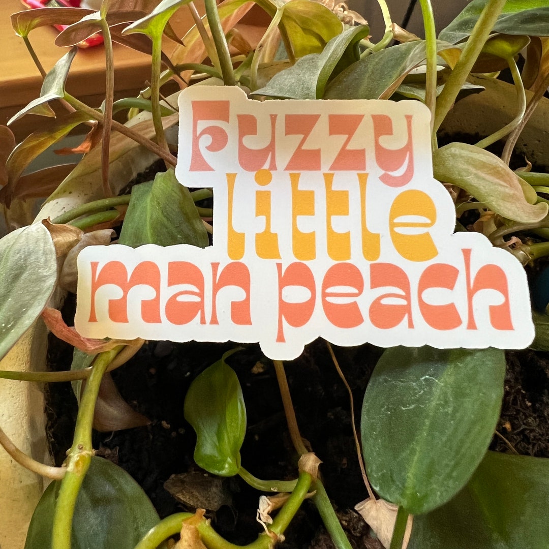 Old Gregg the Mighty Boosh Fuzzy Little Man Peach Fan Art Sticker ...