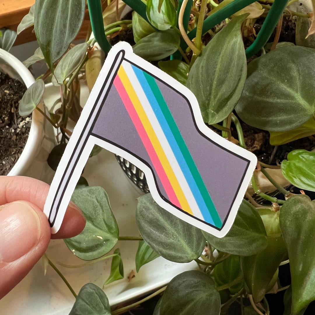 Disability Pride Flag Die Cut Sticker | Disability Representation ...