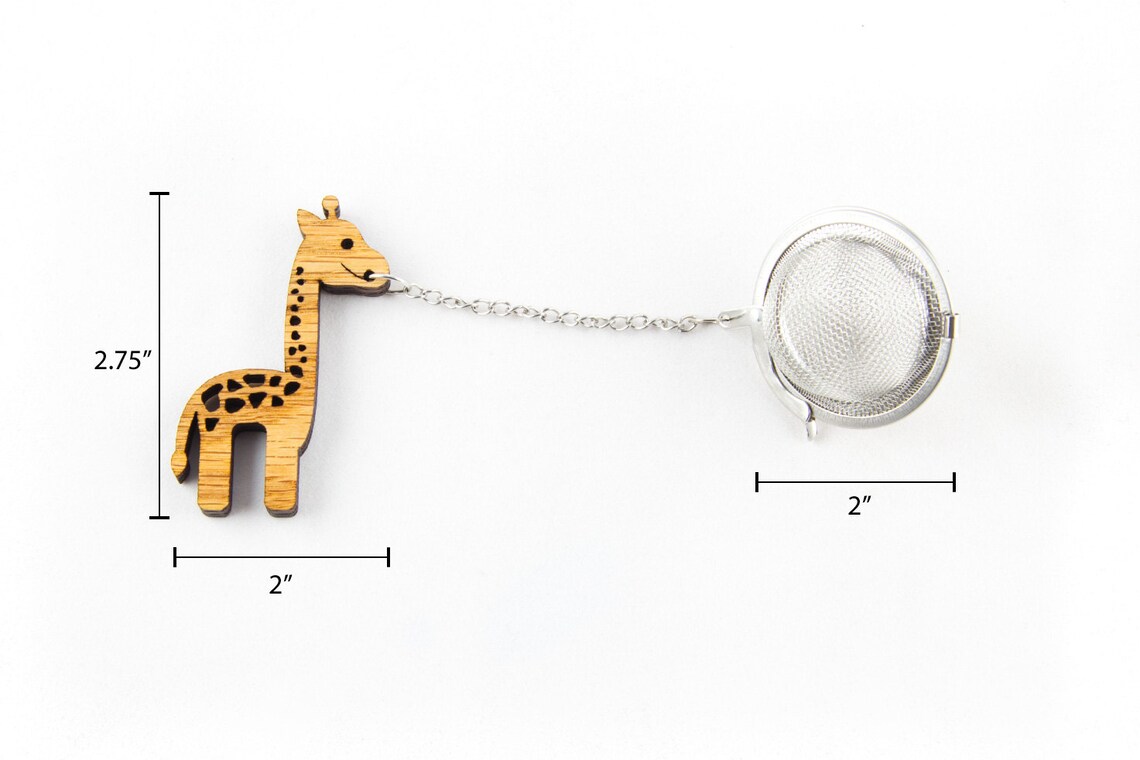 Tea Buddy™ Giraffe Tea Infuser, Loose Leaf Tea Steeper, Tea Stocking ...