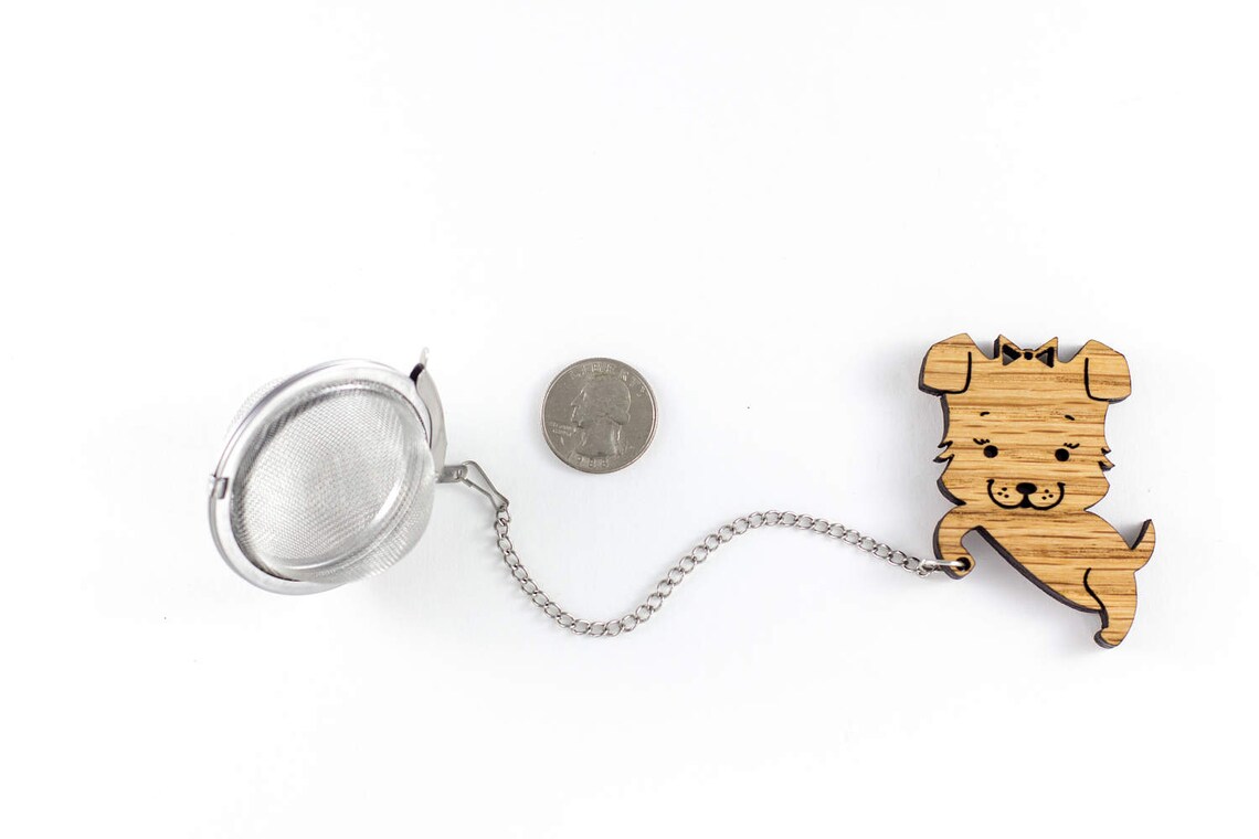 Tea Buddy™ Puppy Tea Steeper Tea Strainer Cute Puppy Lover - Etsy