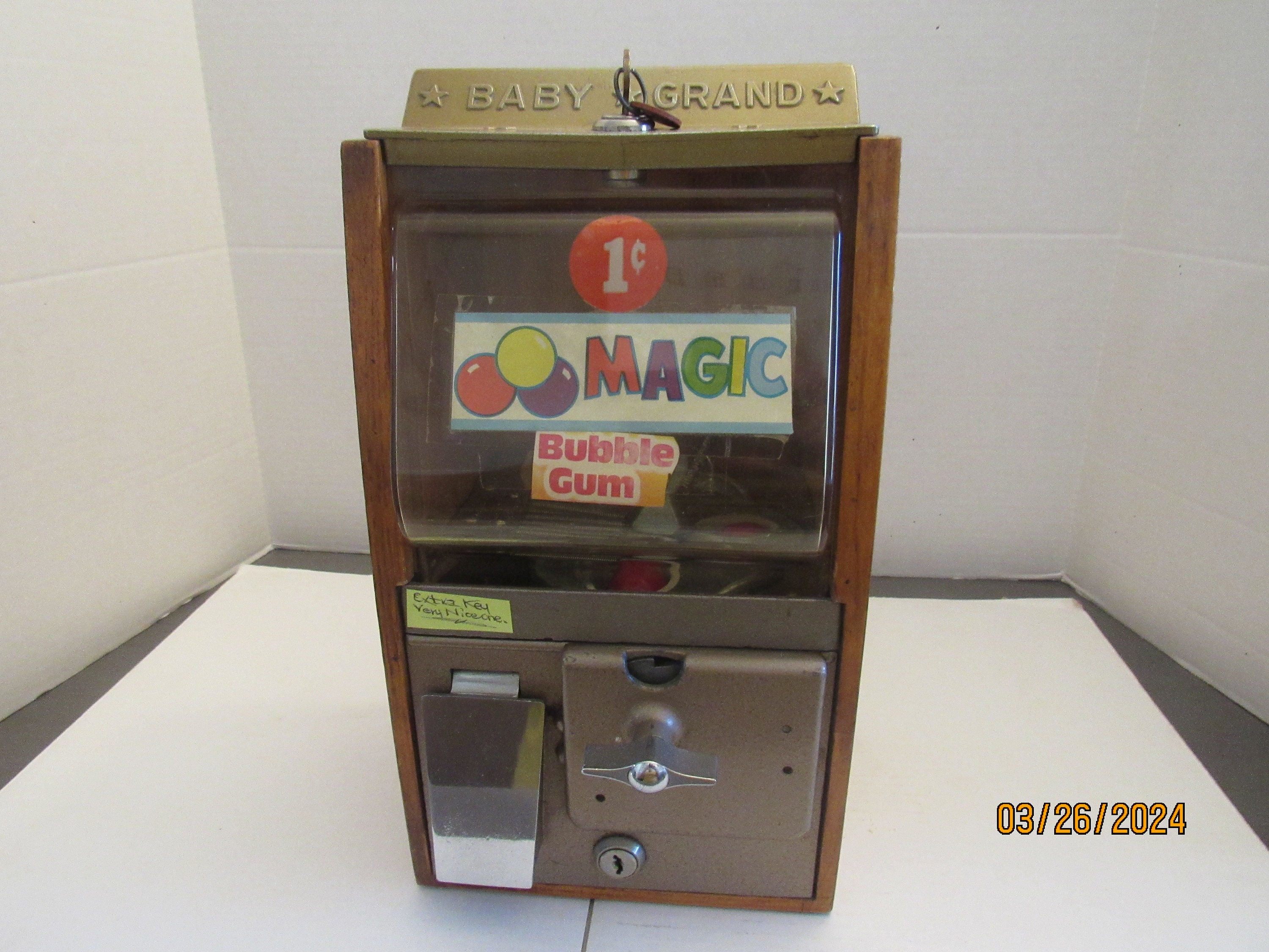 Vintage Victor Baby Grand Gumball Machine1 Cent - Etsy
