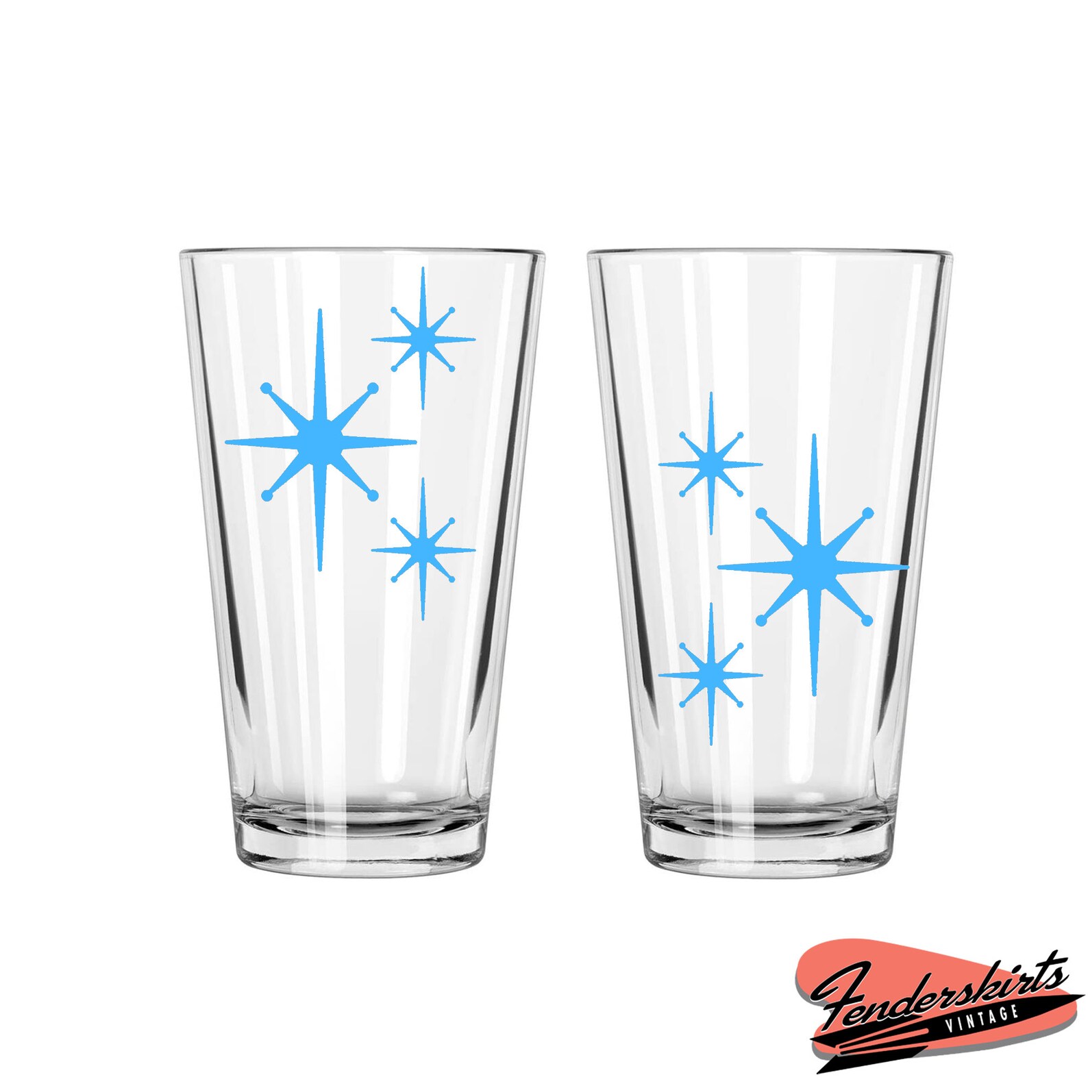 Set of 2 Polaris Atomic Starburst Vinyl DECAL Vintage Inspired - Etsy