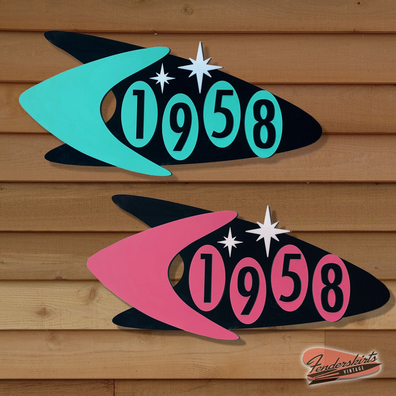 Starburst Pop Acrylic Sign Address Numbers Mid Century House - Etsy