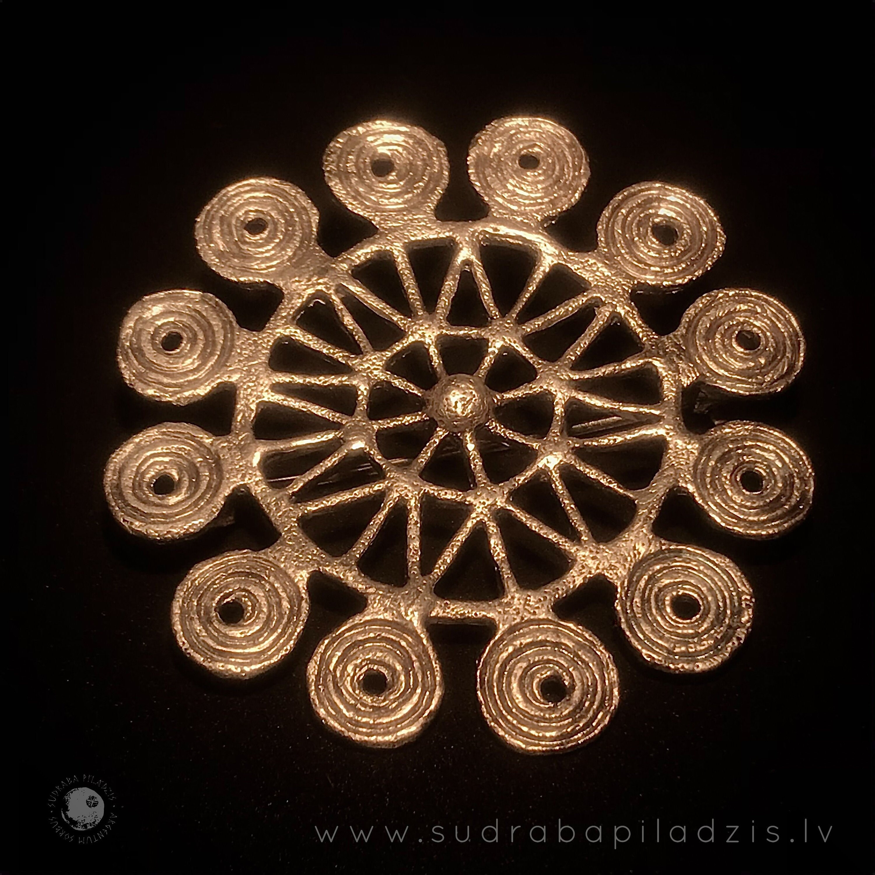 The CURONIAN SUN Fibula, Replica, Viking Age - Etsy