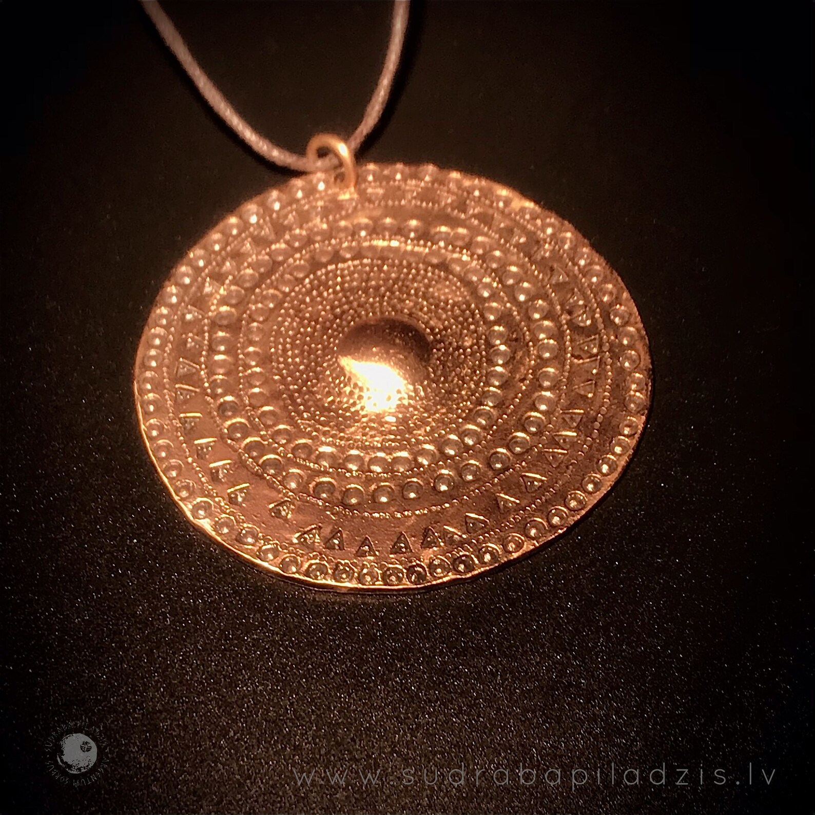 THE SUN Bronze Pendant LARGE Amulet Replica Viking Age - Etsy