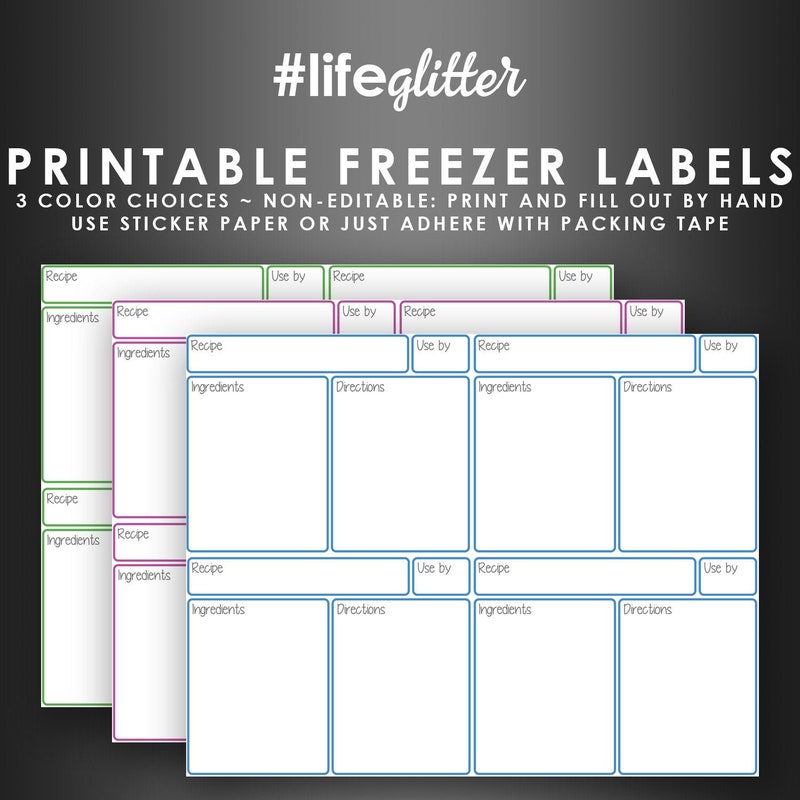 Printable Labels - Etsy