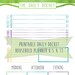 Printable Daily Docket - Planner Pages - to Do List - Organizer Page ...