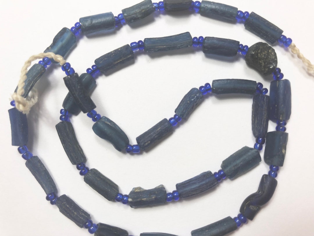 Beautiful Rare Blue Genuine Ancient Roman Fragment Beads 1000-1500 ...