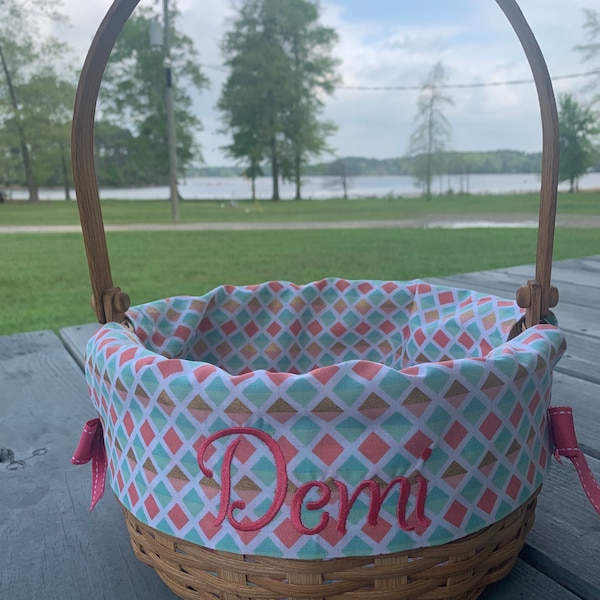 Monogram Easter Basket - Etsy