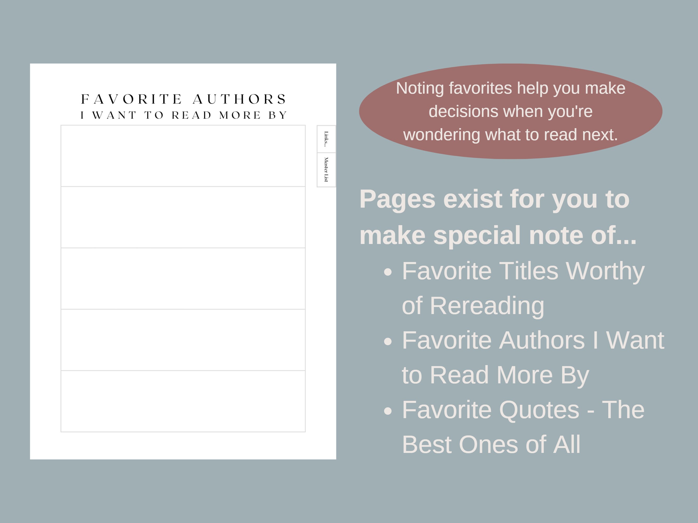 Reader's Log and Book Review PDF Template for Kindle Scribe and ...