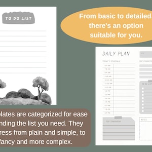 Different Day Different to Do List PDF Template for Kindle - Etsy