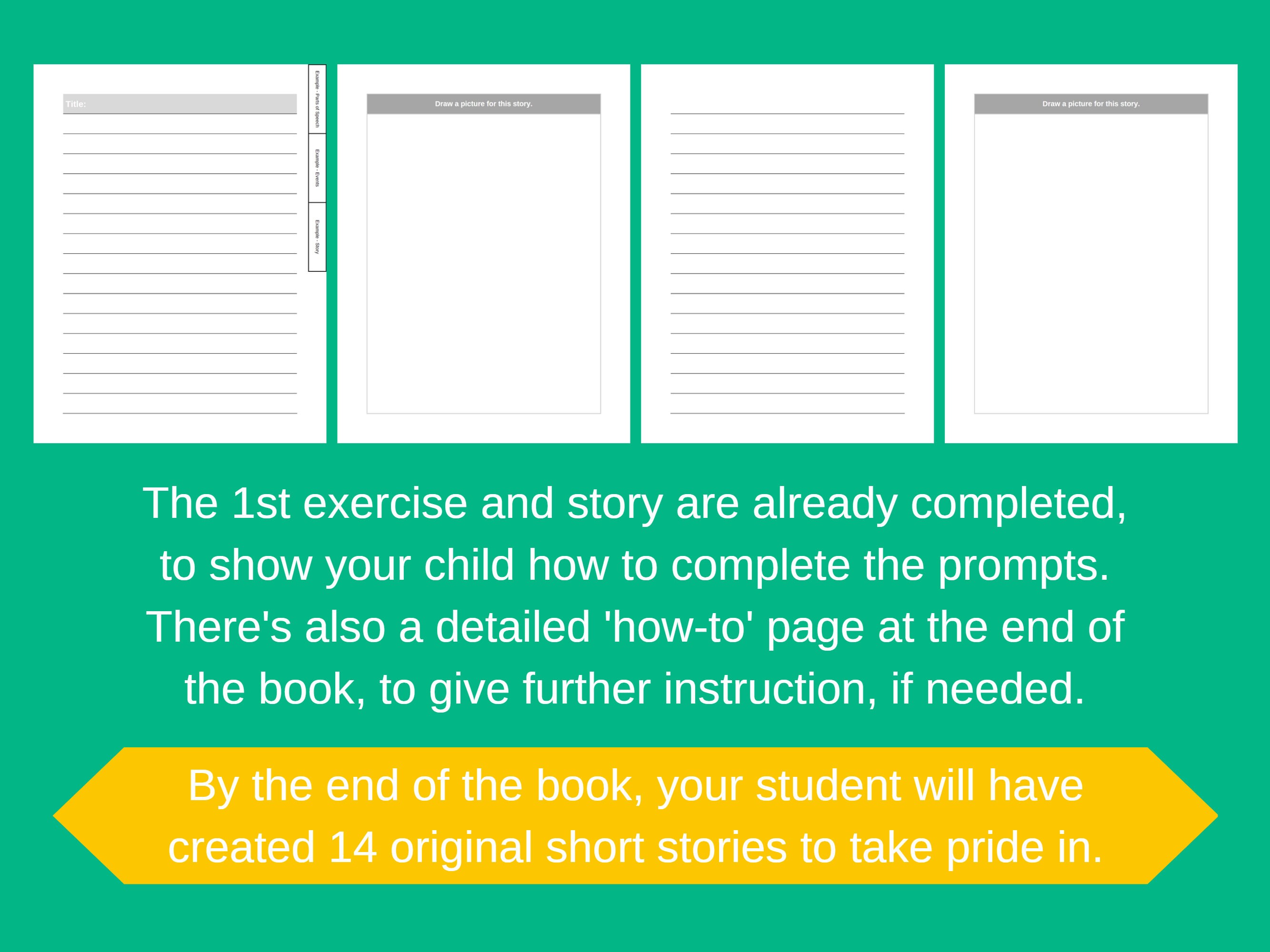 Pick a Noun, Write a Story PDF Template for Kindle Scribe and ...
