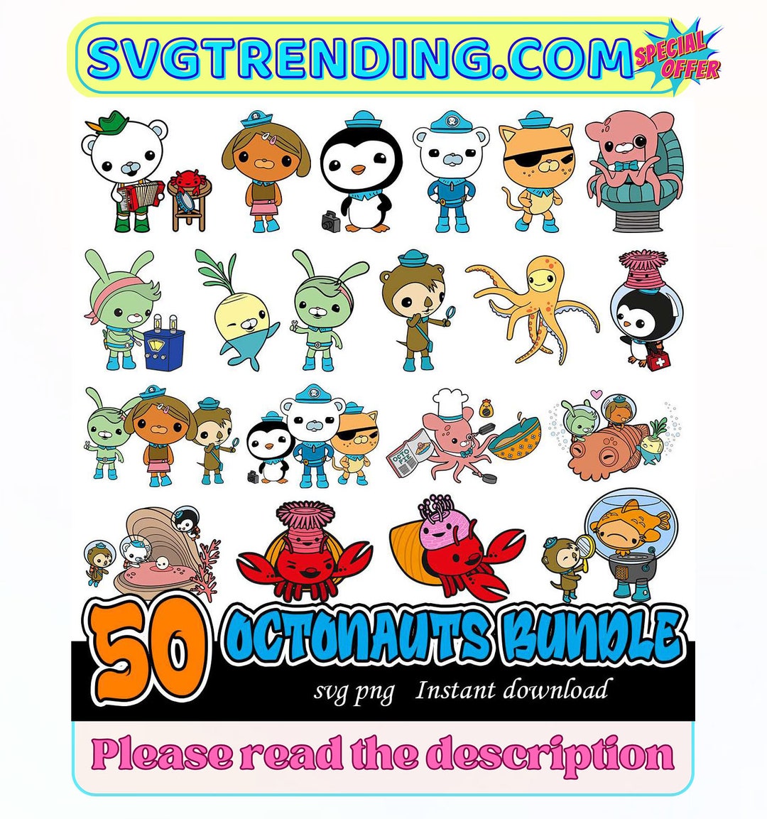 Octonauts Svg for Cricut Octonauts Png Octonauts Clipart - Etsy Australia