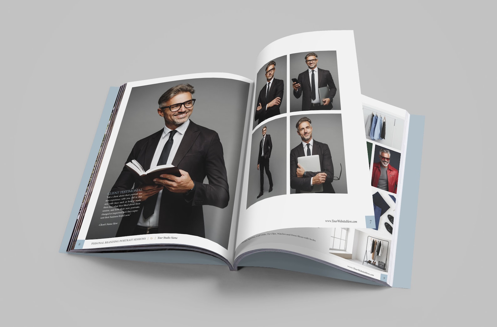 Personal Branding Magazine Template for Canva - Etsy