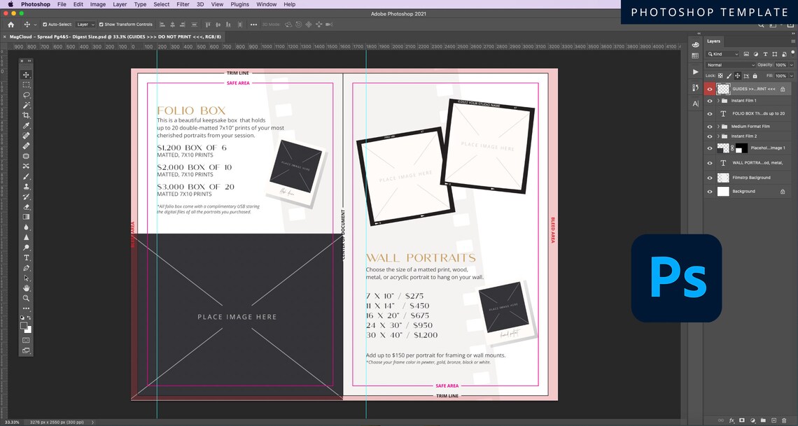 Product Guide Booklet for Indesign & Photoshop - Etsy