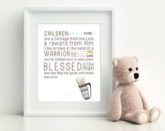 Psalm 127:3 Children are an heritage from the Lord and the