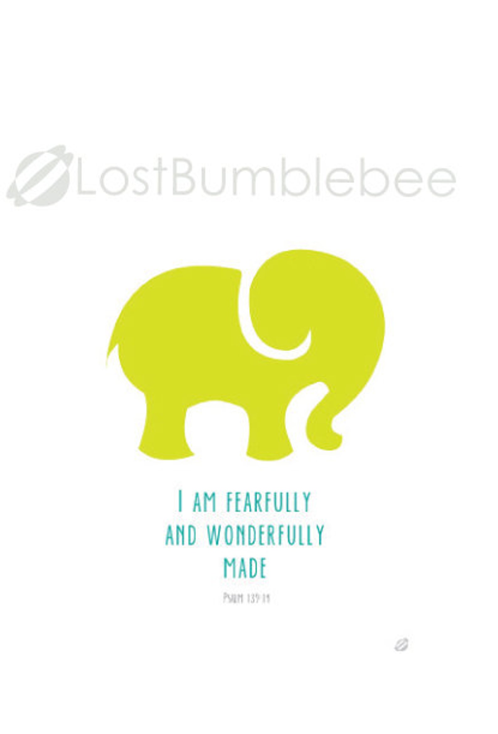 I Am Fearfully and Wonderfully Made, Digital Printable - Etsy