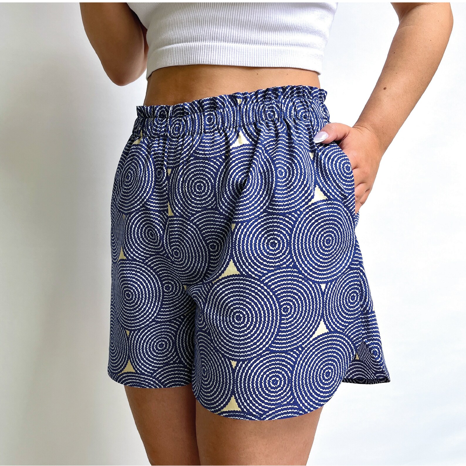 Portland Shorts PDF Sewing Pattern, Track Shorts Pattern, Elastic Waist ...