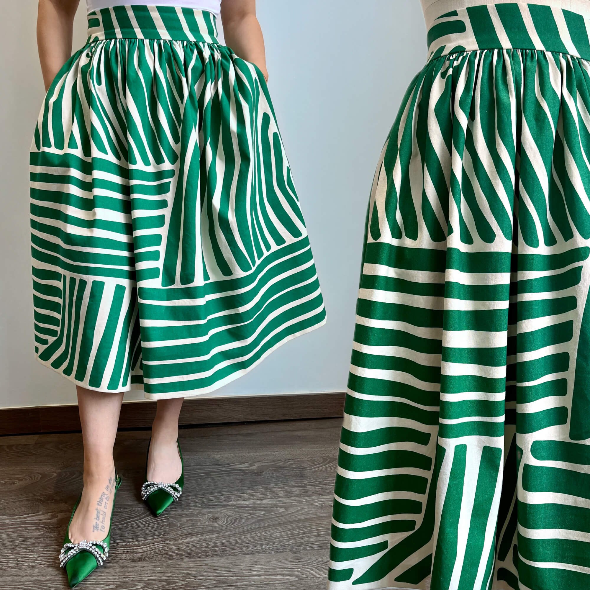 The Bloom Maxi Skirt PDF Sewing Pattern UK Sizes 8-22. Women Full ...
