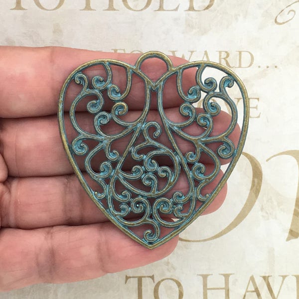 Filigree Heart - Etsy
