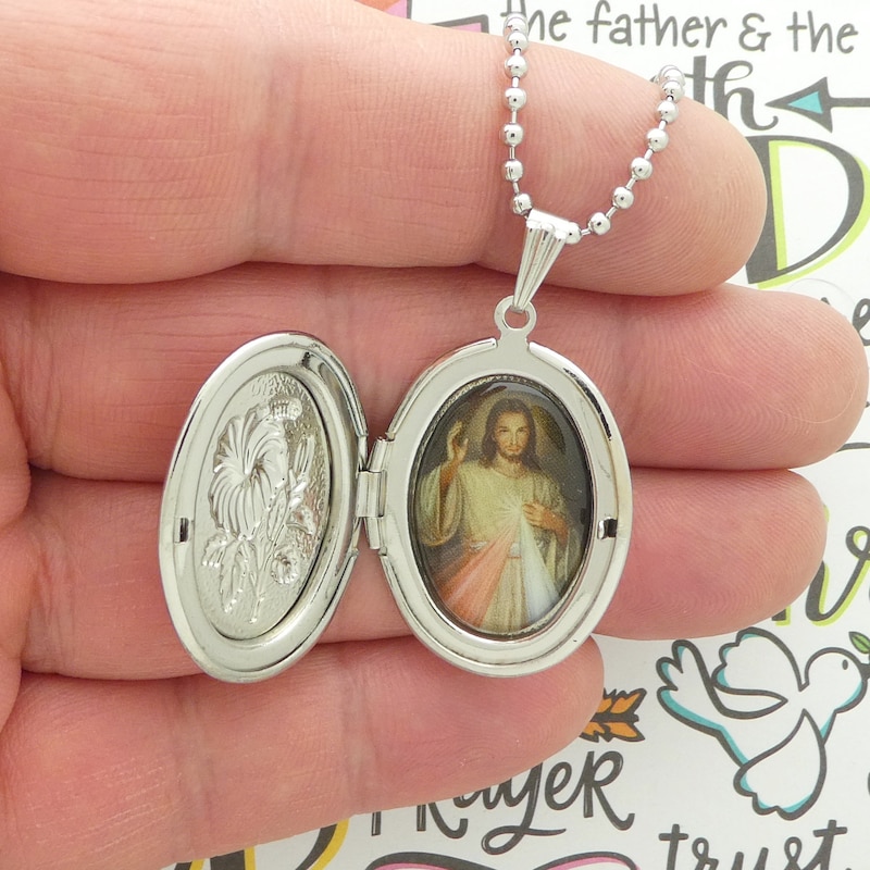 Ball Locket Necklace - Etsy