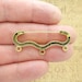 2 Gold Ornate 3 Loop Charm Holder Pin 20x46mm by TIJC SP1997 - Etsy