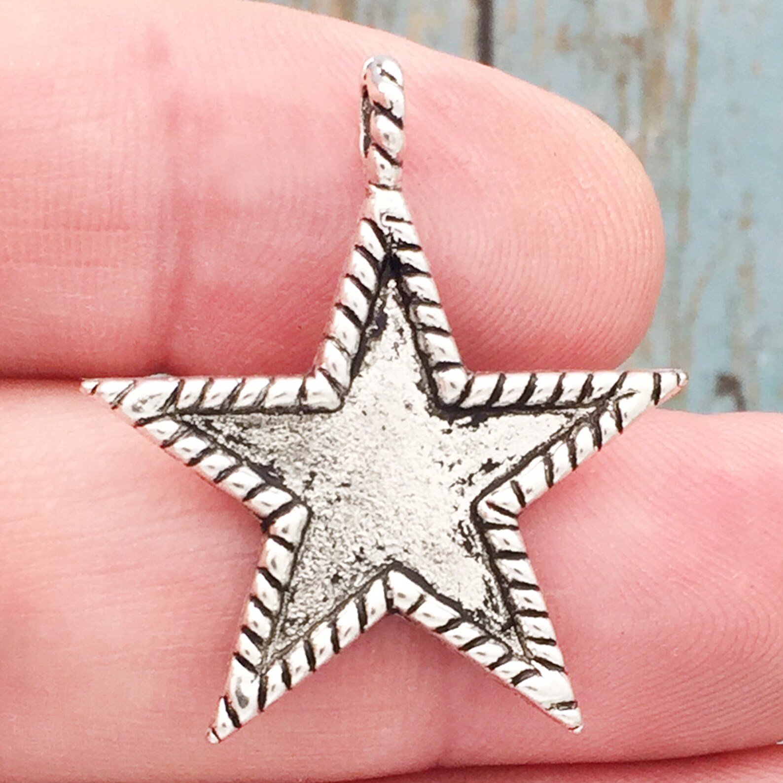 BULK 20 Star Charm Silver by TIJC SP0444B - Etsy