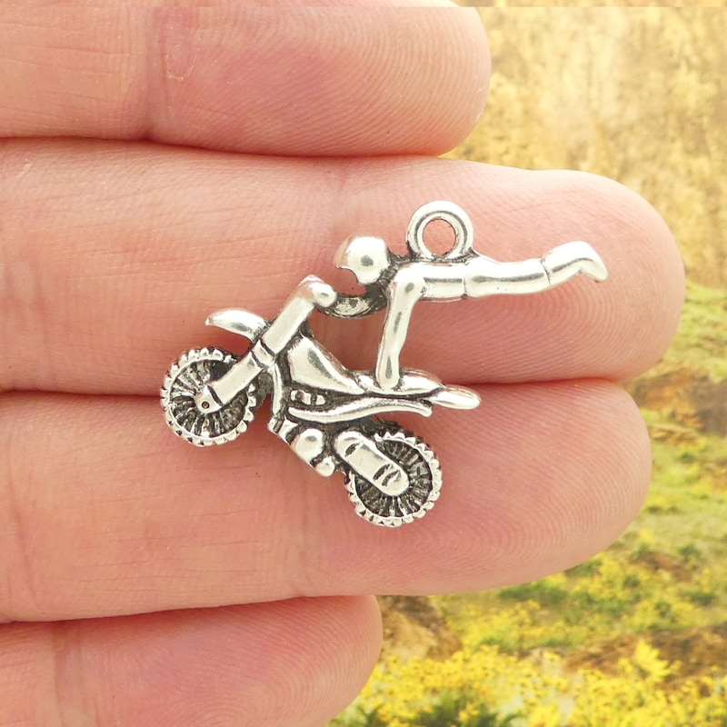 Dirt Bike Charm - Etsy