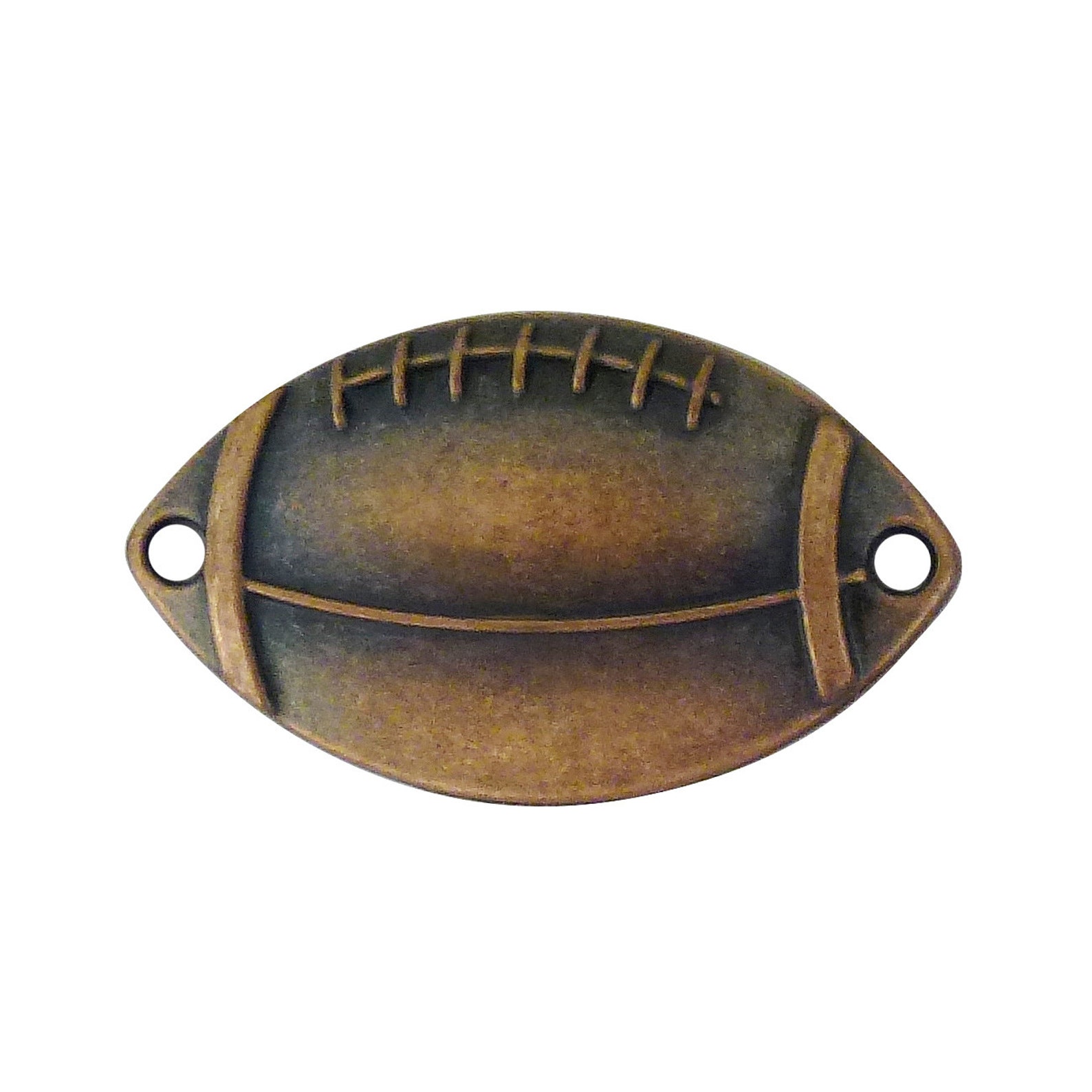 BULK 12 Football Connector Charm Copper by TIJC SP1319B - Etsy