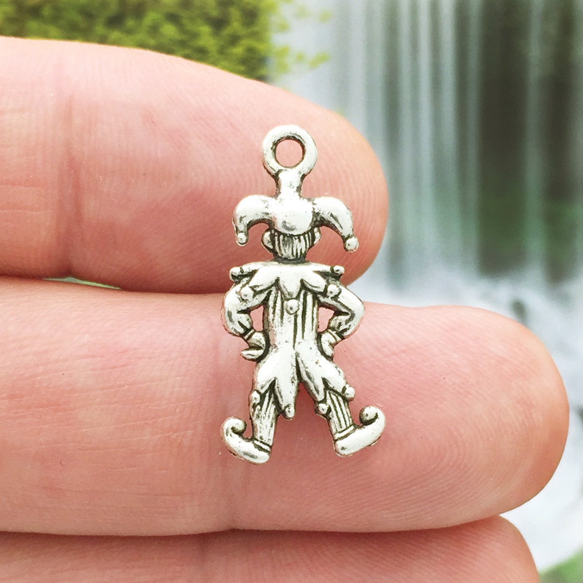 6 Jester Charm Joker Pendant by TIJC SP1322 - Etsy