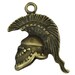 1 Trojan Helmet Charm Spartan Pendant Bronze by TIJC SP1443 - Etsy